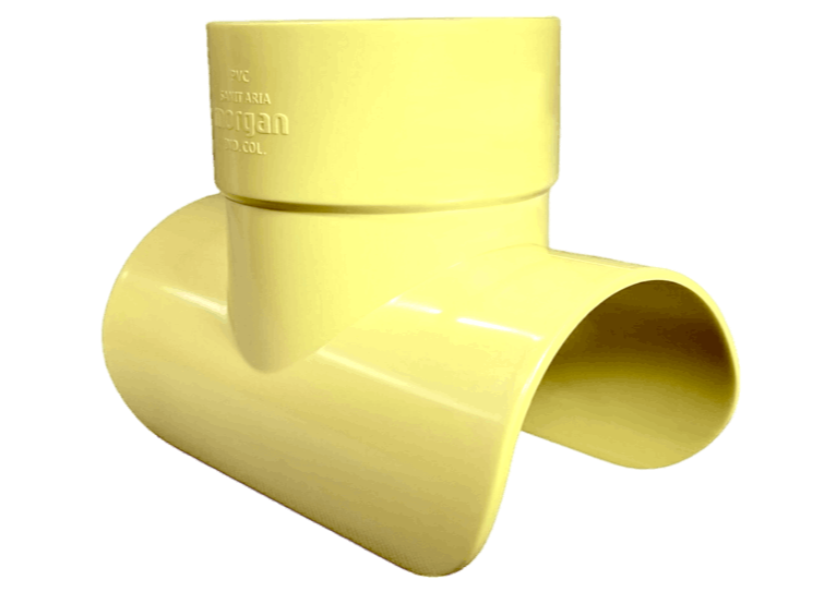 SILLA TEE PVC SANITARIA - Productos Morgan